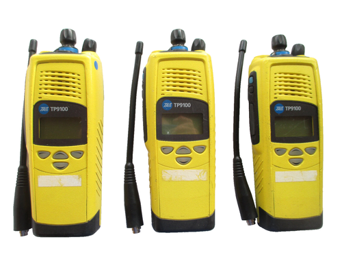 Tait Hi-Visibility Yellow Two Way 2 Way Radio Digital Handheld TP9100 ...