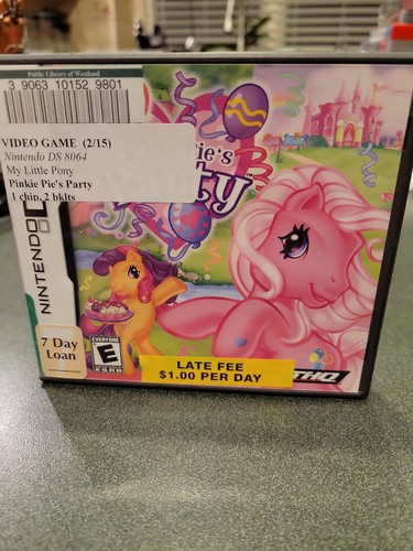 My Little Pony: Pinkie Pie's Party (Nintendo DS, 2008) *COMPLETE W ...