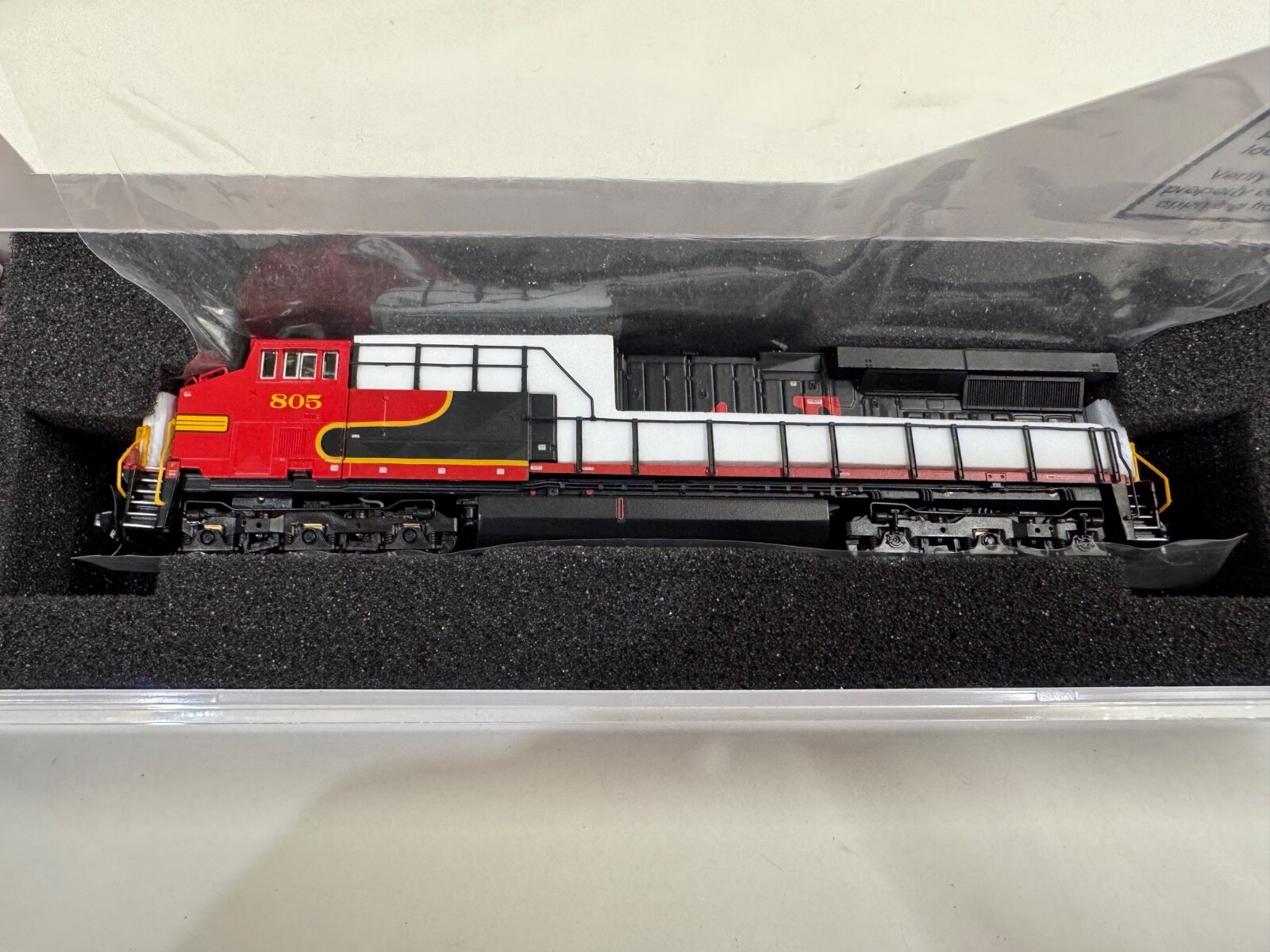 N Scale Broadway Limited GE ES44AC Gevo ATSF #805 with PARAGON4 Rolling ...