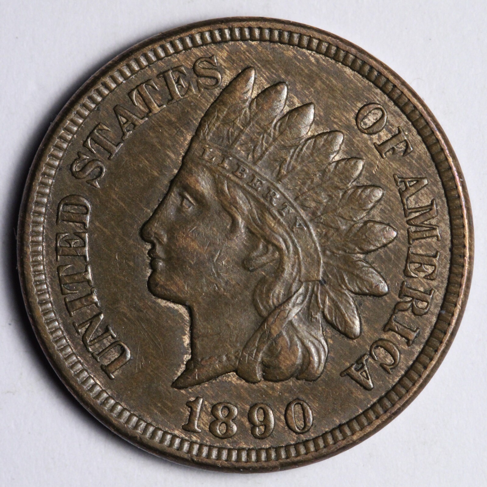 1890 Indian Head Cent Penny UNC *UNCIRCULATED* MS E139 GKCL | eBay