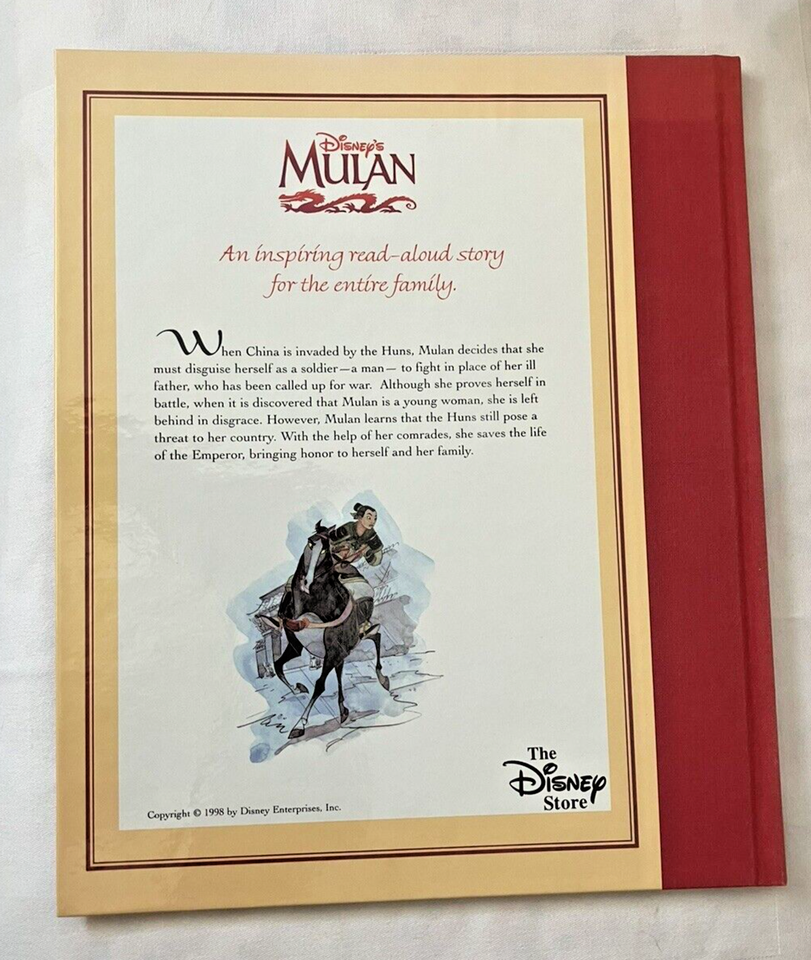NEW Disney's Mulan (Hardcover 1st Edition 1998 Book) By Kathleen W ...