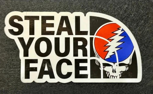 Grateful Dead - SYF Steal Your Face North Sticker - Brand New | eBay