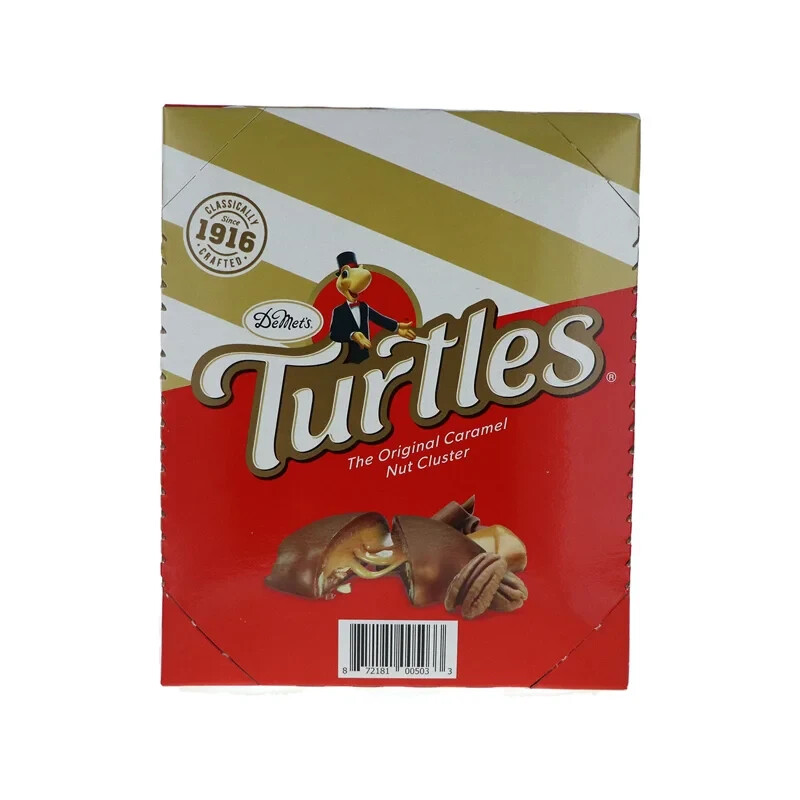 Turtles Milk Chocolate Caramel Nut Cluster Bar (1.76 Ounce, Pack of 24 ...
