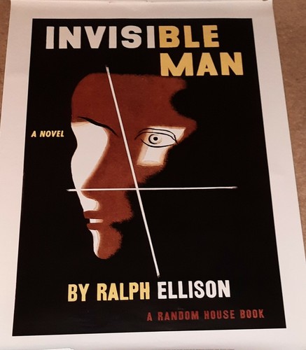 Invisible Man, Ralph Ellison: A1 Size Wall Poster - Vintage RH Book ...