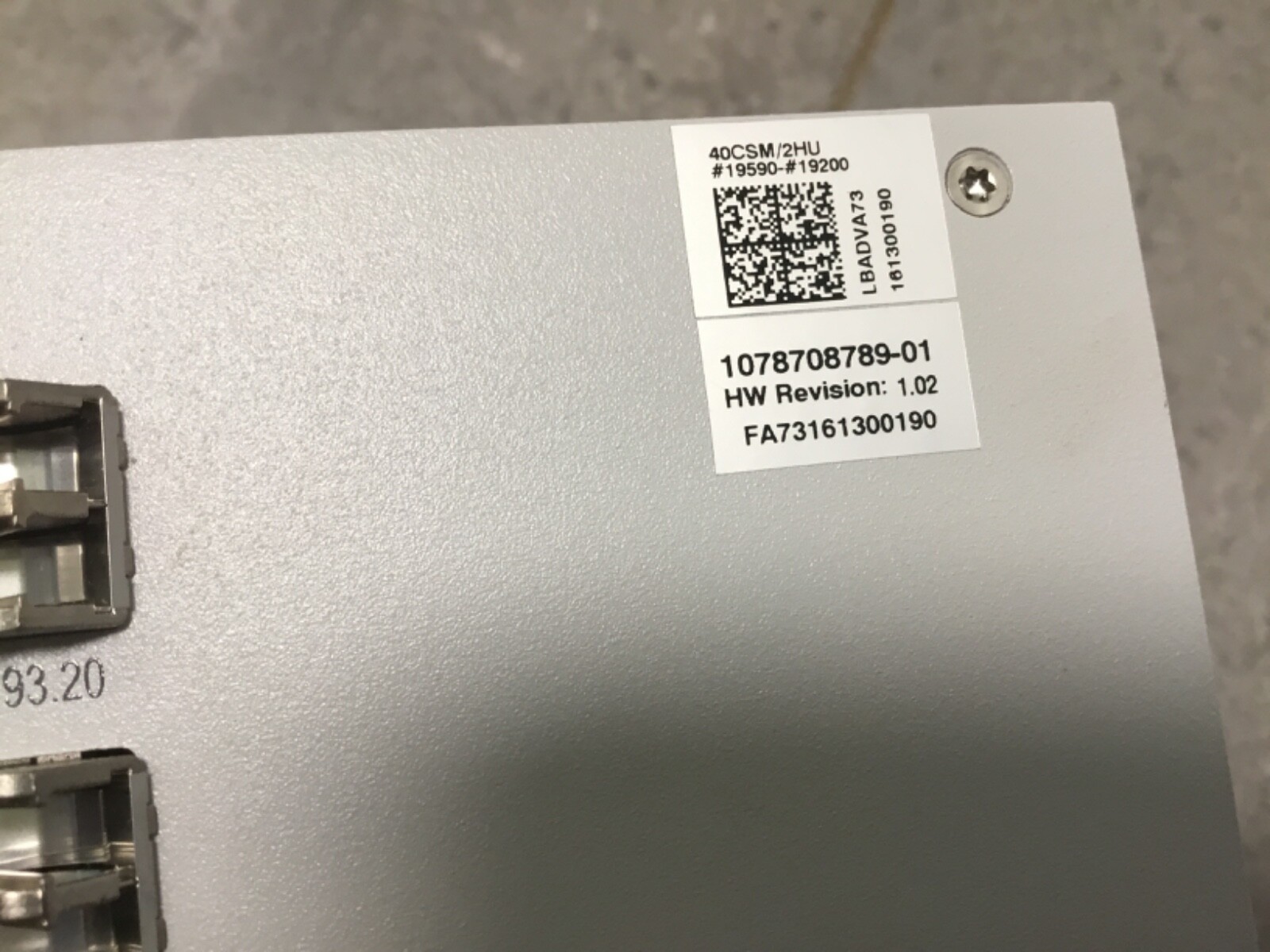 Adva 40CSM/2HU #19590-#19200 1078708789-01 HW REVISION 1.02 | eBay