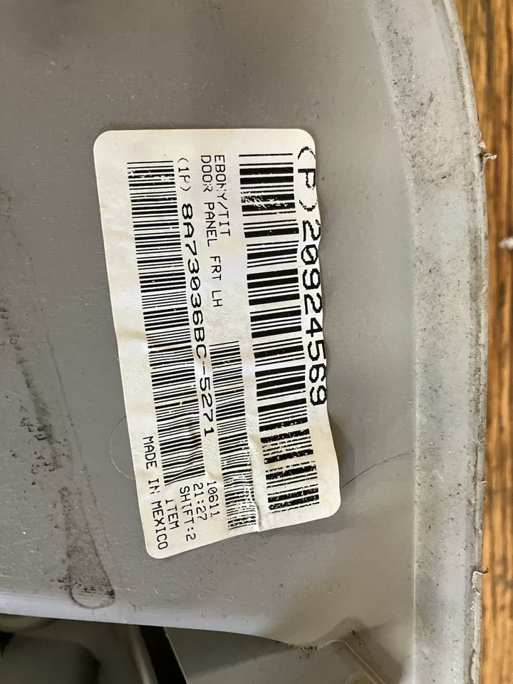 2010-2013 Chevy Silverado Gmc Sierra Driver Side Interior Door Panel 10 ...