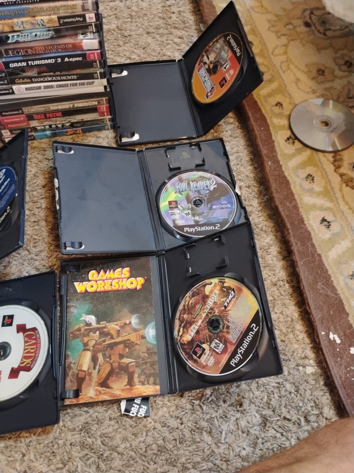 PlayStation 2 PS2 Game lot 27 Games In Box's!! 5 Loose 32 Games Total ...