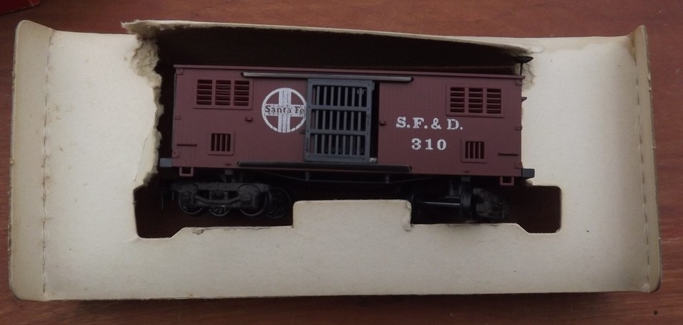 Tyco HO Red Box T323E Santa Fe & Disneyland 1860 Horse Box Car MIB | eBay