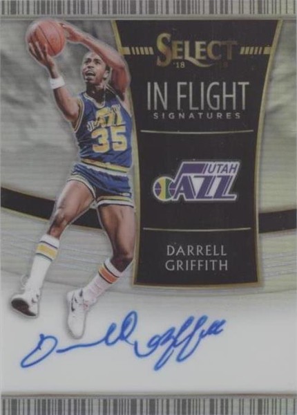 2018-19 Panini Select - In Flight Signatures #IF-DGF Darrell Griffith ...