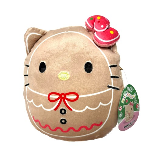 Squishmallow x Hello Kitty Kellytoy Plush Sanrio 8" Gingerbread | eBay