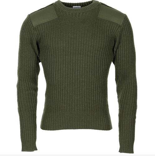 Original British Army Pullover Commando Green Olive Sweater Wool Men Jumper Used | eBay
