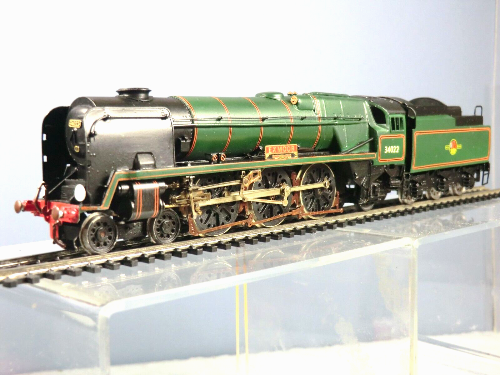 DJH FACTORY BUILT KIT BUILT WEST COUNTRY CLASS 4-6-2 No.34022 " EXMOOR ...