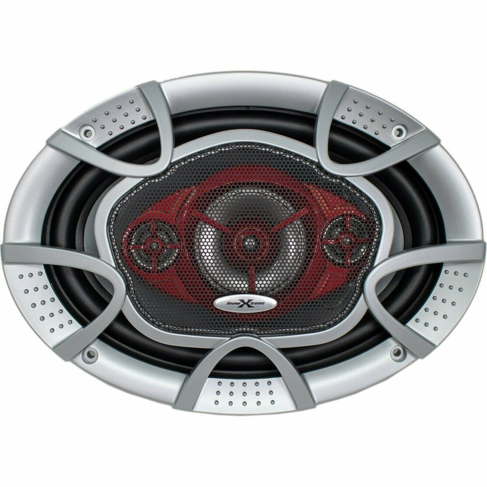 SoundXtreme 6x9" 4-Way Speakers + 2x Audiotek S1 6x9" Car Van Truck ...