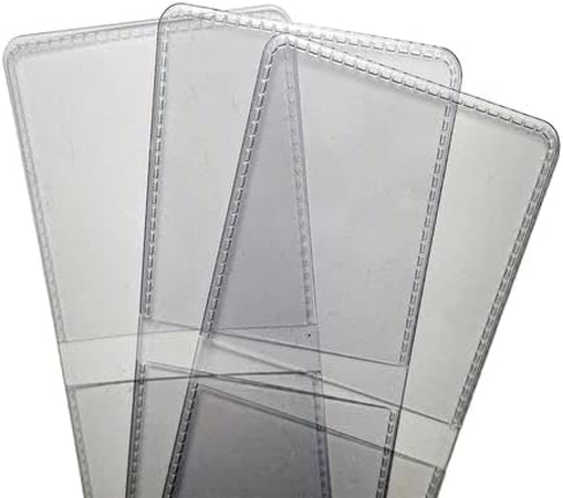 100 Pack Double Pocket 2x2 Unplasticized Vinyl Flips Safe for Long Term ...