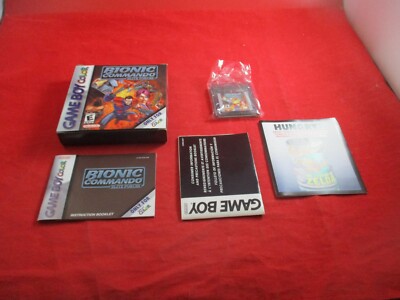Bionic Commando: Elite Forces (Nintendo Game Boy Color, 2000) COMPLETE ...