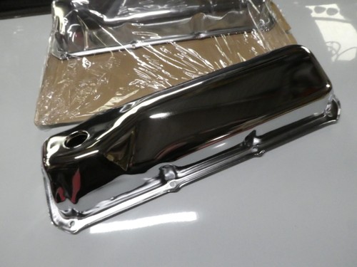 FORD FALCON 302 351 NEW CHROME ROCKER COVERS XW XY XA XB XC XD XE F100 ...