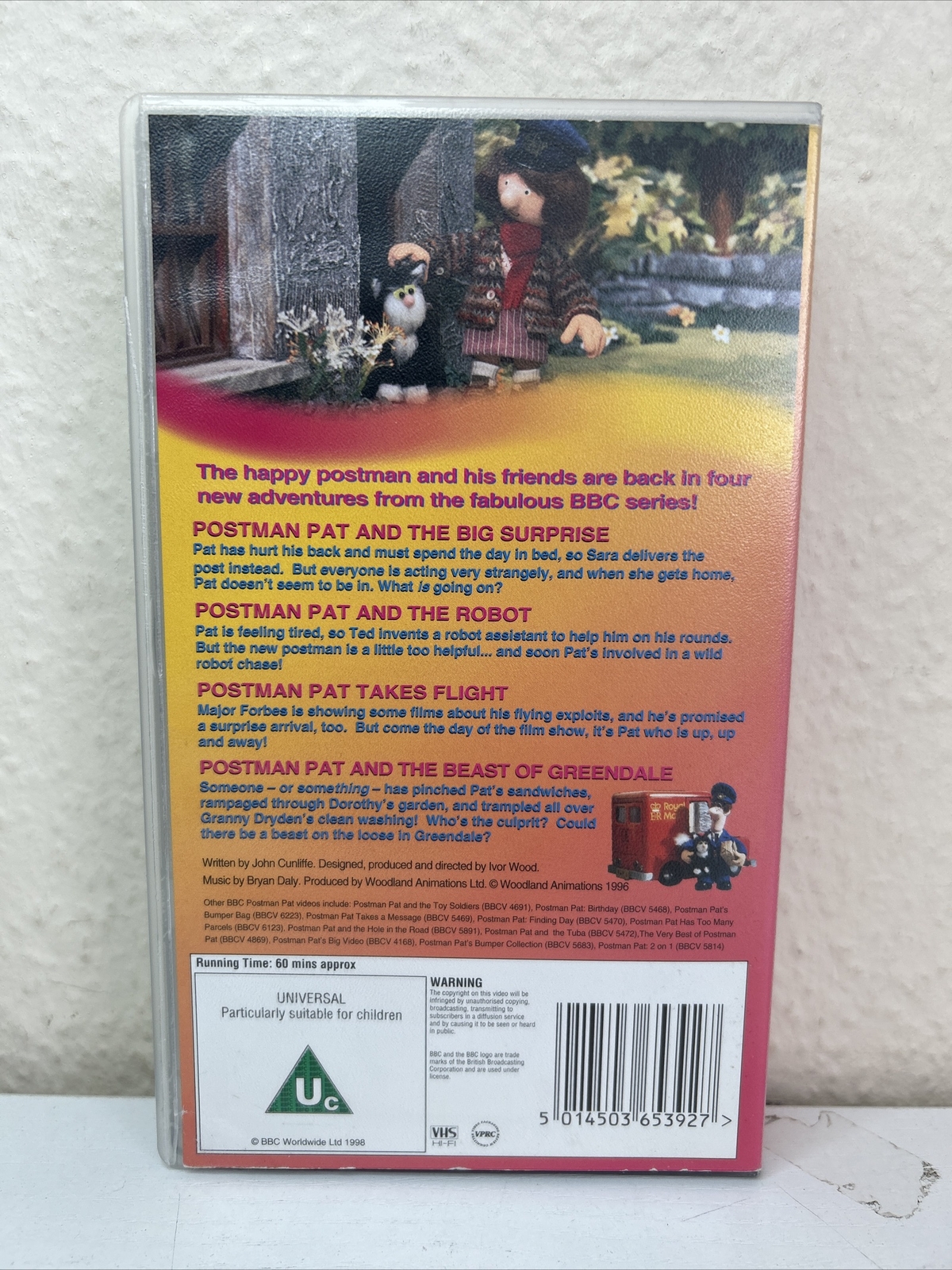 Postman Pat VHS Cassette Postman Pat's Big Surprise VHS Tape 1998 Free ...