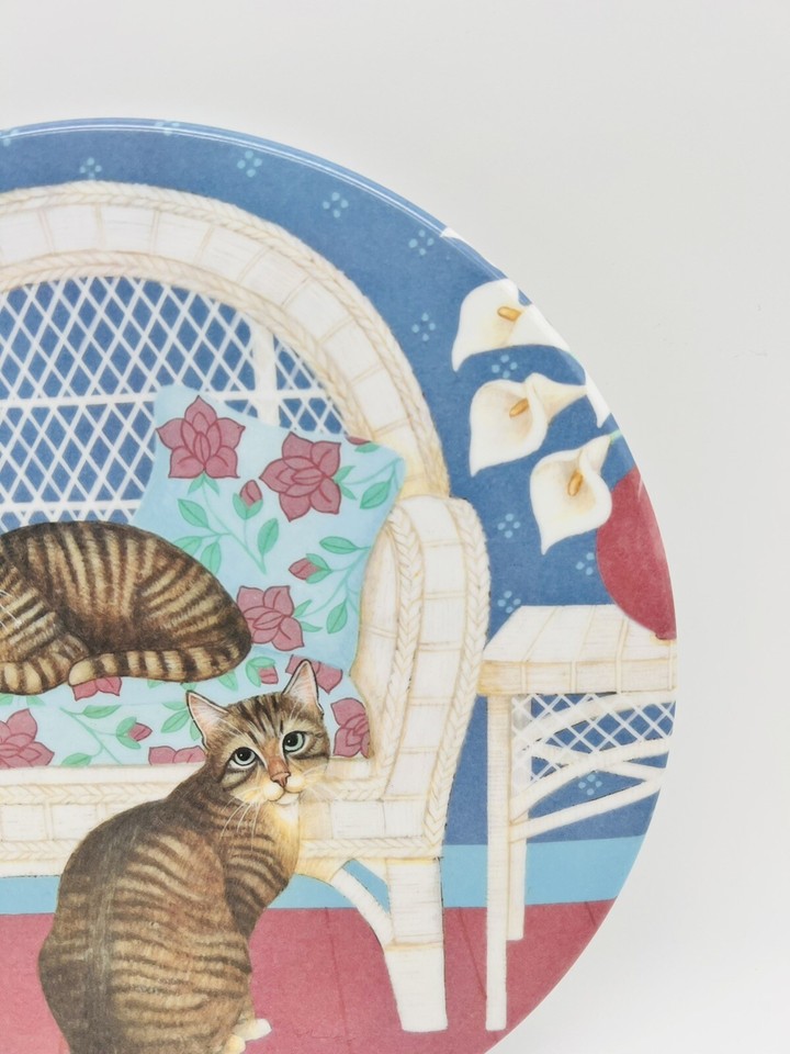 Vintage Mabel Round Melamine Cat Trivet/Cake Tray/Platter GUC Italy ...