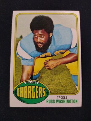 1976 Topps #38 RUSS WASHINGTON San Diego Chargers *CT29A | eBay
