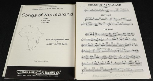 Songs Of Nyasaland Sheet Music Score Ludwig Suite Symphonic Albert ...