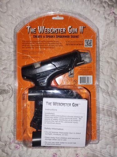 The Webcaster Gun II CobWeb Spiderwebs Shooter Easy to Use and to Clean ...