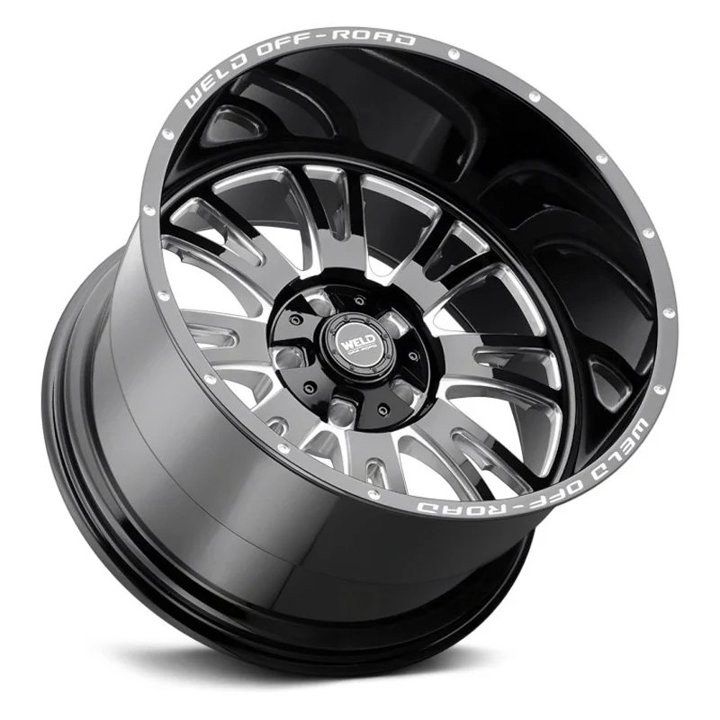WELD Off-Road SLINGBLADE W158 Wheels 20x10 (-18, 8x170) Black Rims Set ...