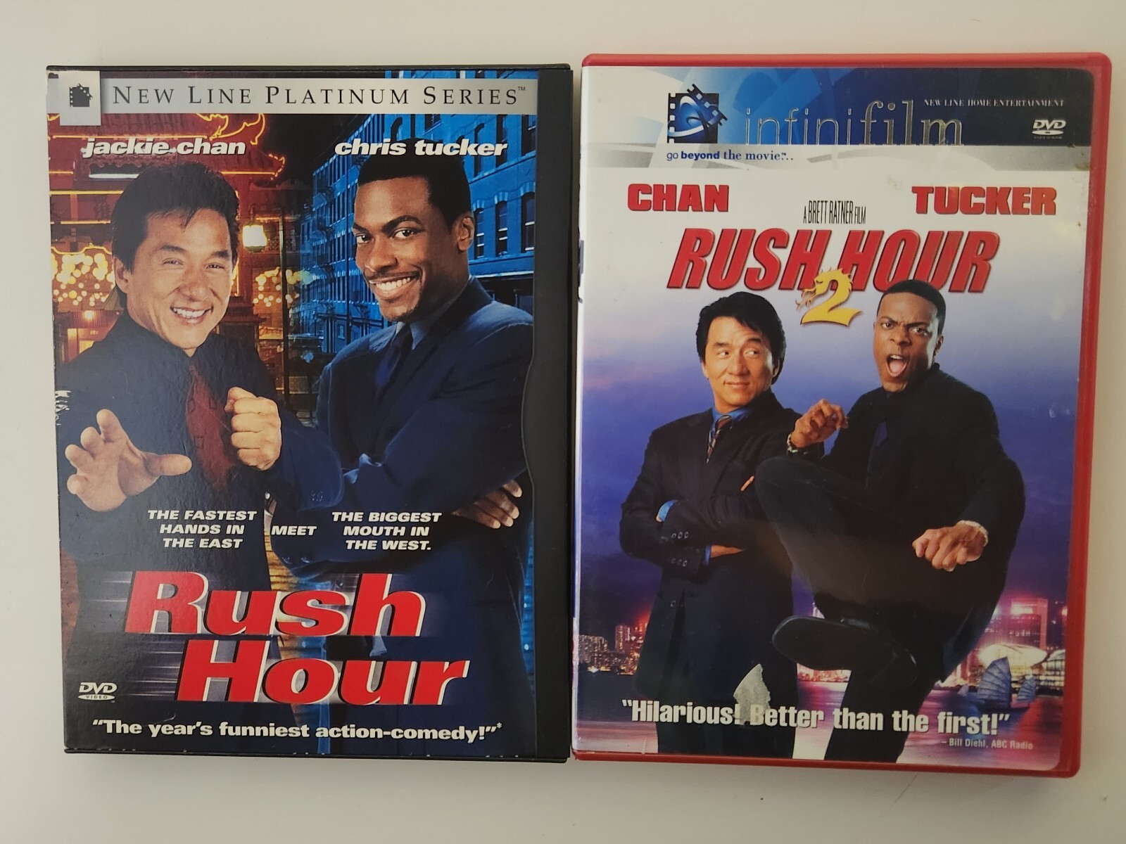 RUSH HOUR 1 AND 2 WITH JACKIE CHAN AND CHRIS TUCKER | eBay