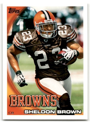 2010 Topps Football Card Sheldon Brown #71 Cleveland Browns | eBay