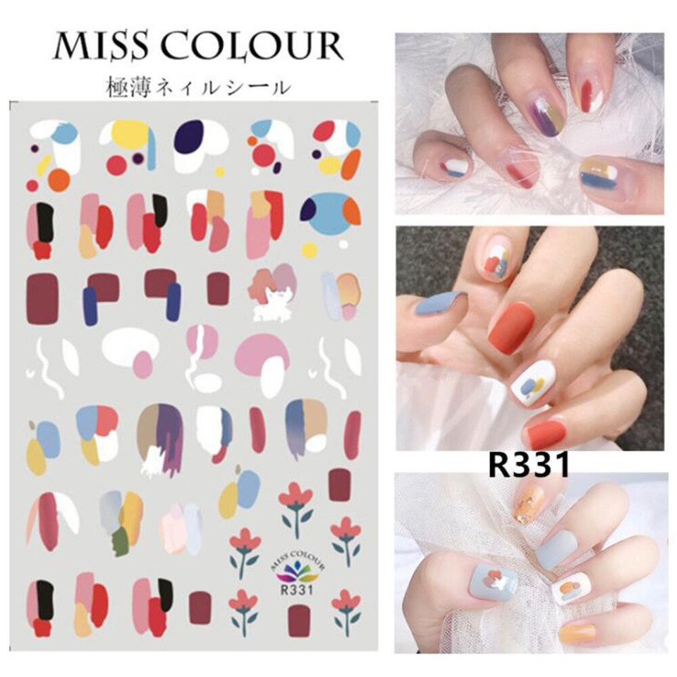 31 Different Styles Nail Stickers Waterproof Nail Art Design DIY Decals ...
