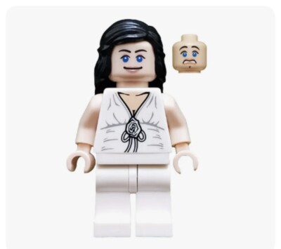 Lego Marion Ravenwood 7683 7621 White Outfit Indiana Jones Minifigure ...