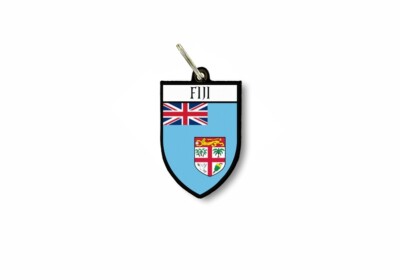 keychain key chain ring flag national souvenir shield fiji | eBay
