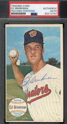 Ed Brinkman PSA DNA Signed 1964 Topps Giants Autograph | eBay