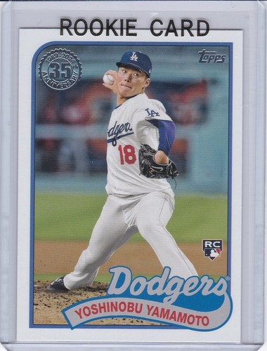 YOSHINOBU YAMAMTO ROOKIE CARD 2024 Los Angeles Dodgers RC Baseball ...