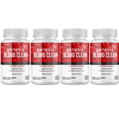 Genesis Blood Clean Capsules to Support Blood Sugar & Pressure - 4 ...