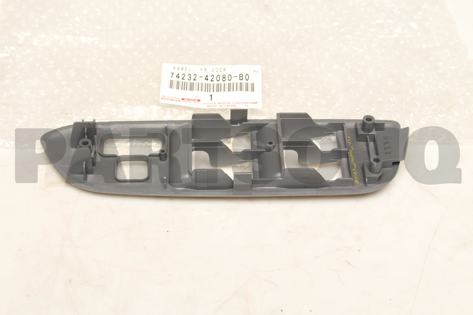 7423242080B0 Genuine Toyota PANEL, FRONT ARMREST BASE, UPPER LH 74232 ...
