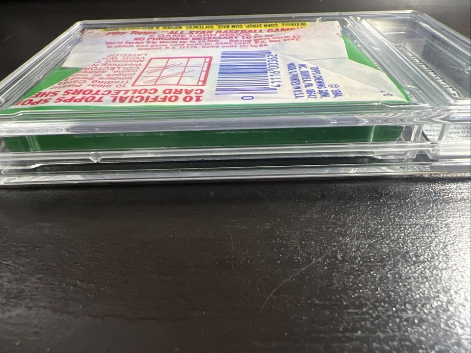 1984 Topps Baseball Wax Pack Certified Authentic Unopened And ...
