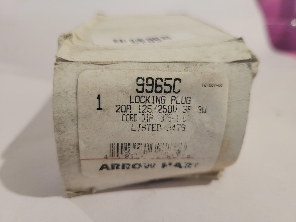 Arrow Hart 9965C Locking Plug | eBay