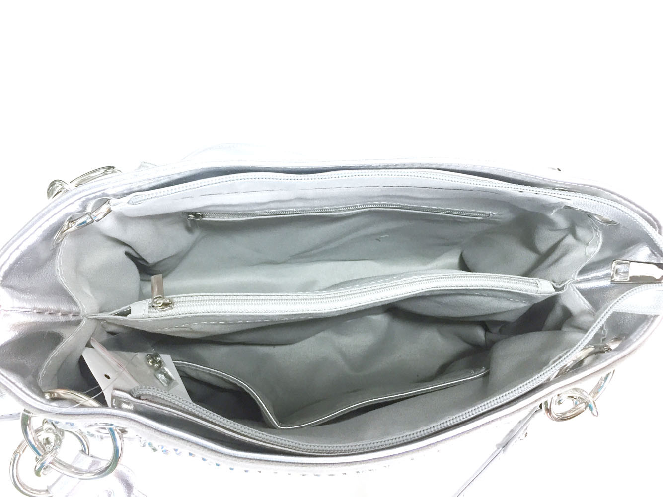 Zzfab Gem Studded Bling Purse Rhinestone Western Purse Silver B2226-SL ...