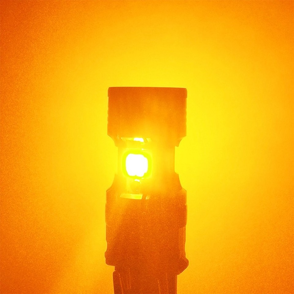 AUXITO 3157 3057 3156 Amber Yellow LED Turn Signal Parking Light Bulb ...