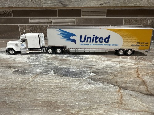 Tonkin (TNS) FreightLiner Coronado “United” w/ Moving Trailer - 1:87 HO ...