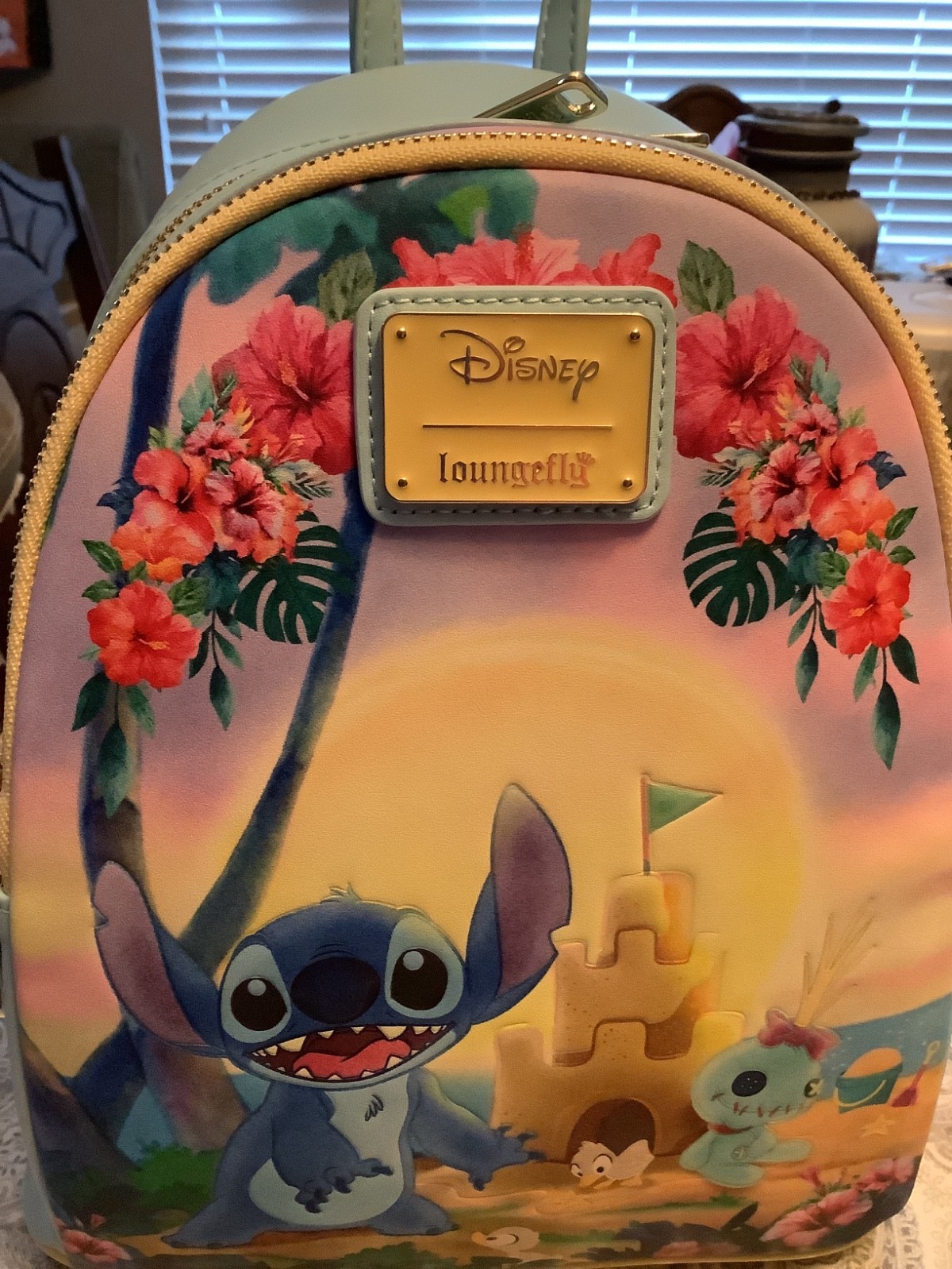 Disney Parks Loungefly Stitch Sand Castle Backpack NEW | eBay