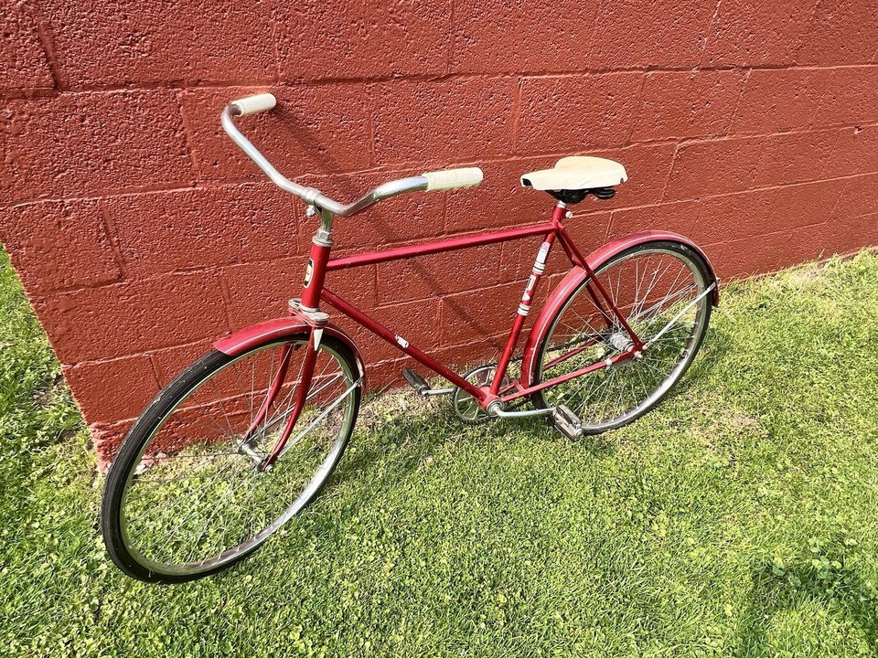 Vintage Antique Red Huffy Bicycle (Bike) | eBay