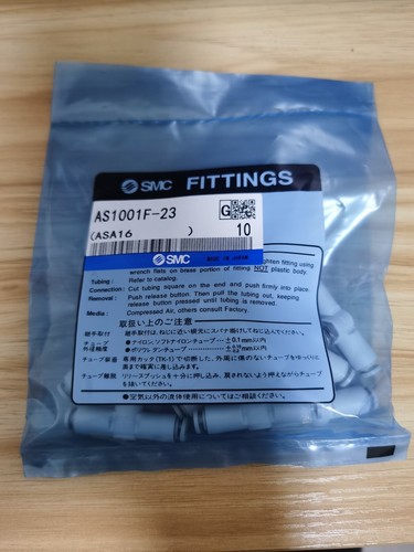 1Bag/10pcs New SMC AS1001F-23 Control Valve Fittings Free Shipping | eBay