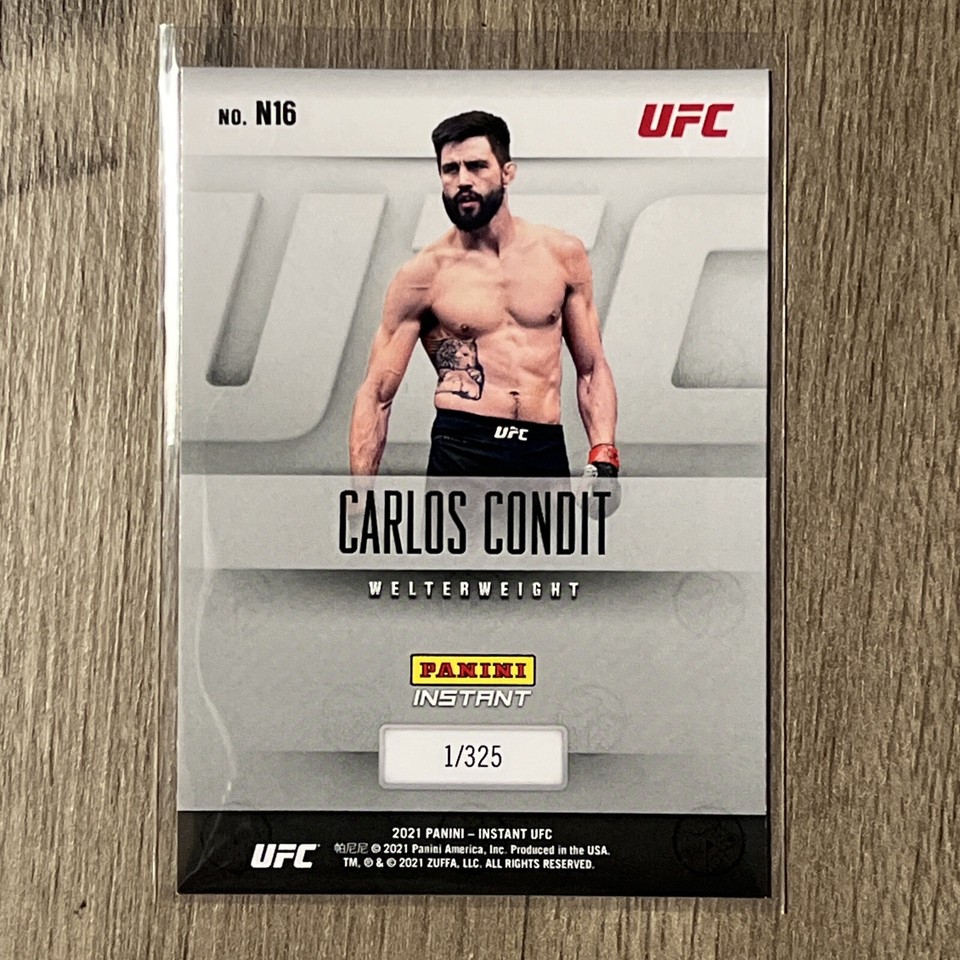 2021 Panini Instant UFC Nicknames /325 Carlos Condit #N16 | eBay