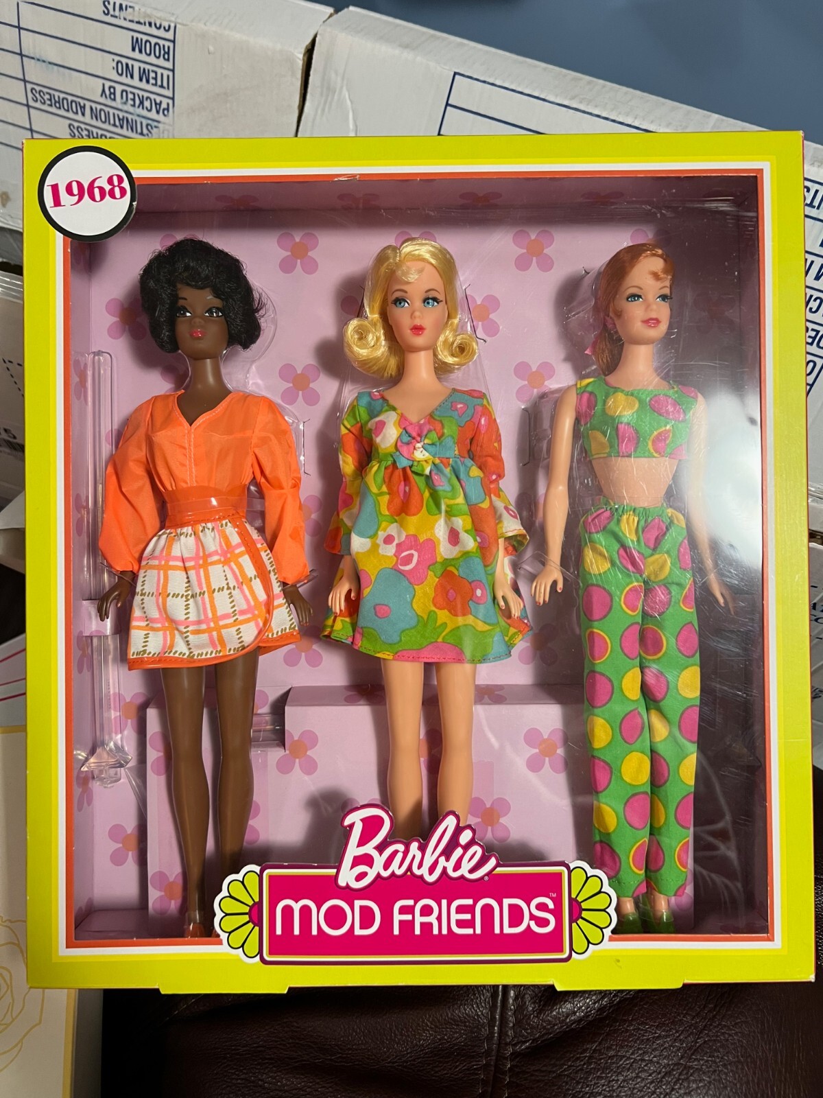 Mattel FRP00 Barbie Mod Friends Gift Set Rare NRFB 1970s Repro Stacy ...