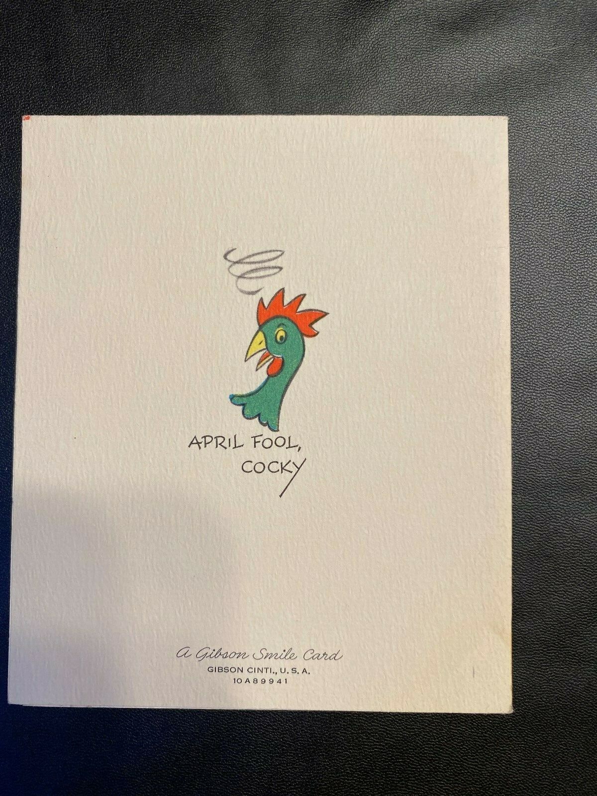 APRIL FOOLS CARD 1950 *A Gibson Smile Card" | eBay