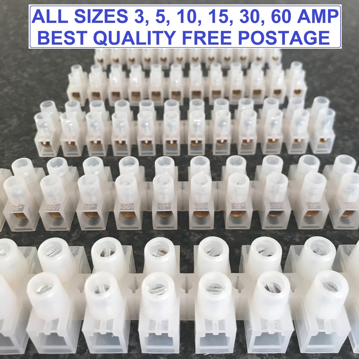Automotive Wire Junction Strip 100 Pcs Scotch Lock Wire Connectors