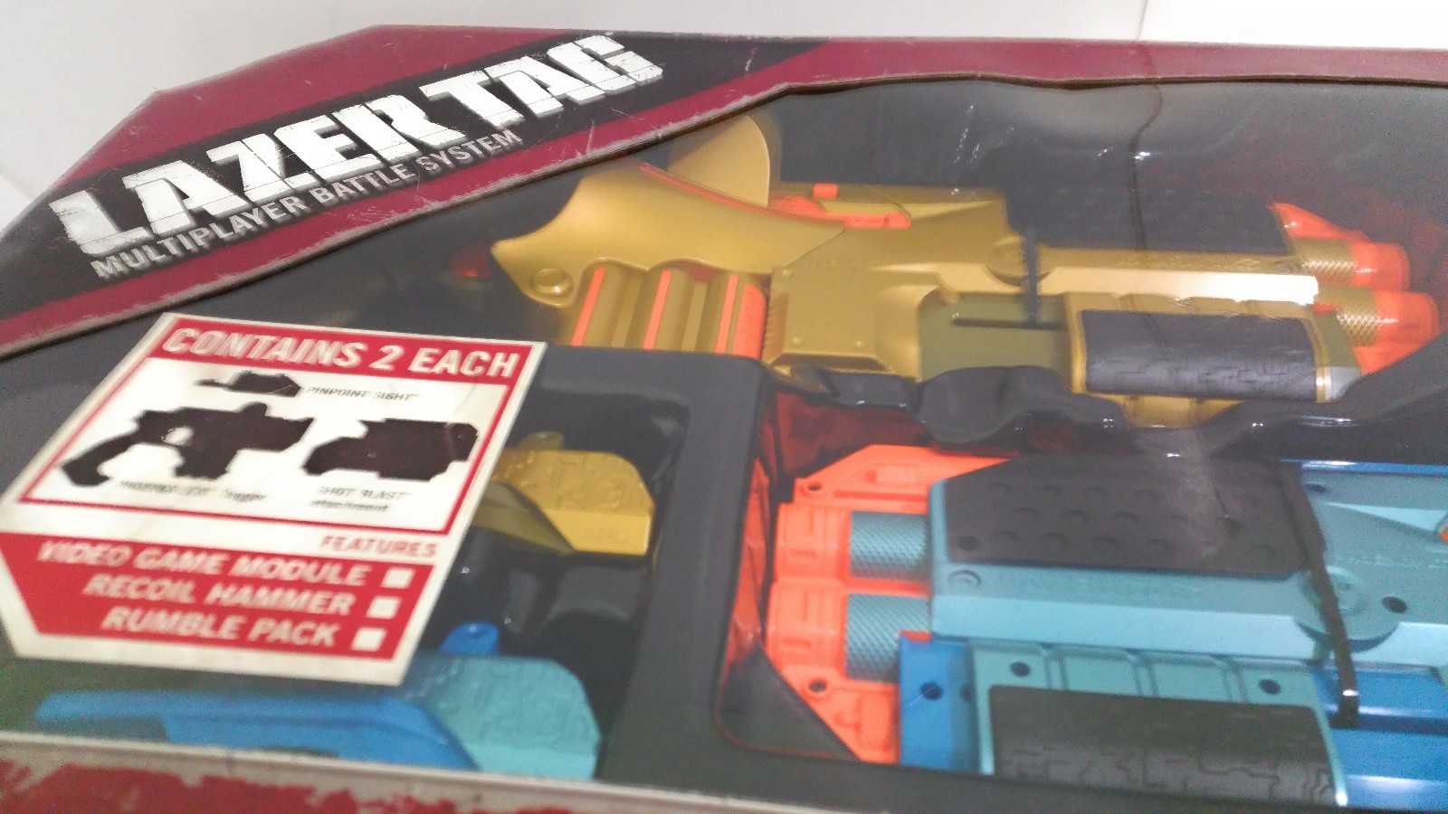 Tiger Lazertag Laser Tag Multiplayer Battle System 77984 Hasbro Phoenix ...