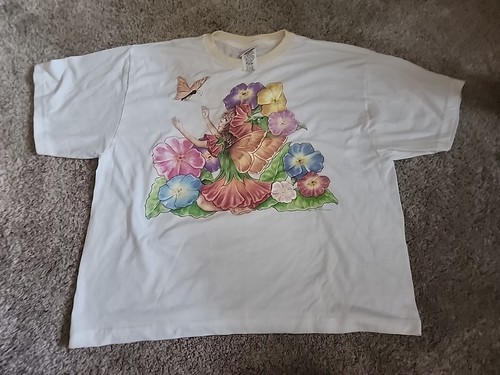 Simply Basic 80’s Vintage Size 2XL Angel Butterfly | eBay UK