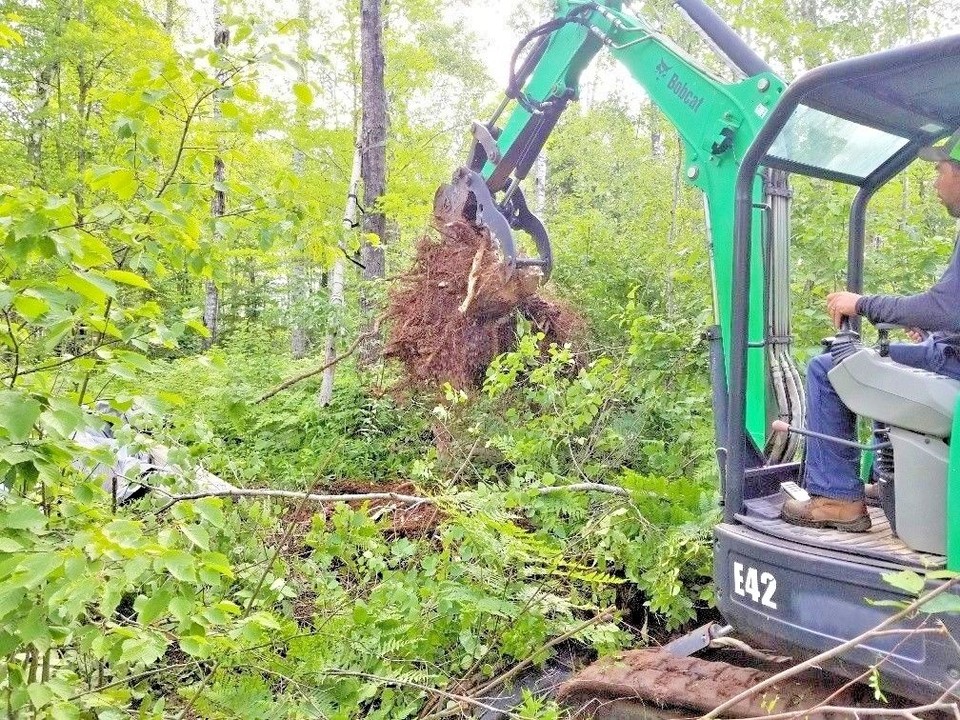 BOBCAT HYDRAULIC MINI EXCAVATOR THUMB PIN GRAPPLE CLAMP CLAW E42 E45 ...